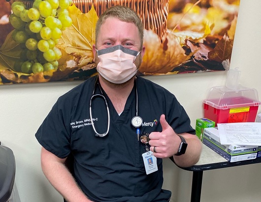 First Mercy Hospital Ada Caregivers Vaccinated for COVID-19 | Mercy