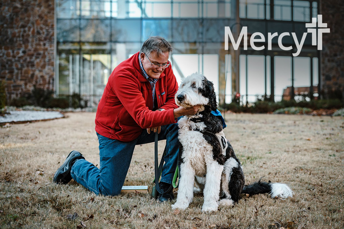 Therapy Dog Named Mercy Stars in Mercy TV Ads | Mercy