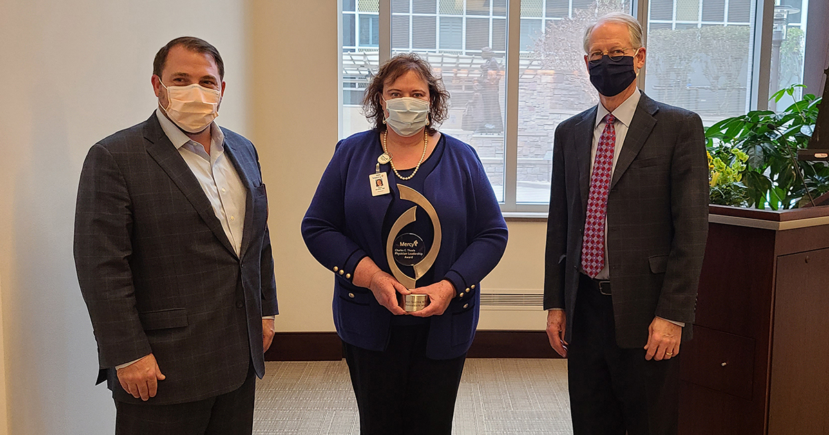 Thoele Award Presented to Dr. Joan Shaffer | Mercy